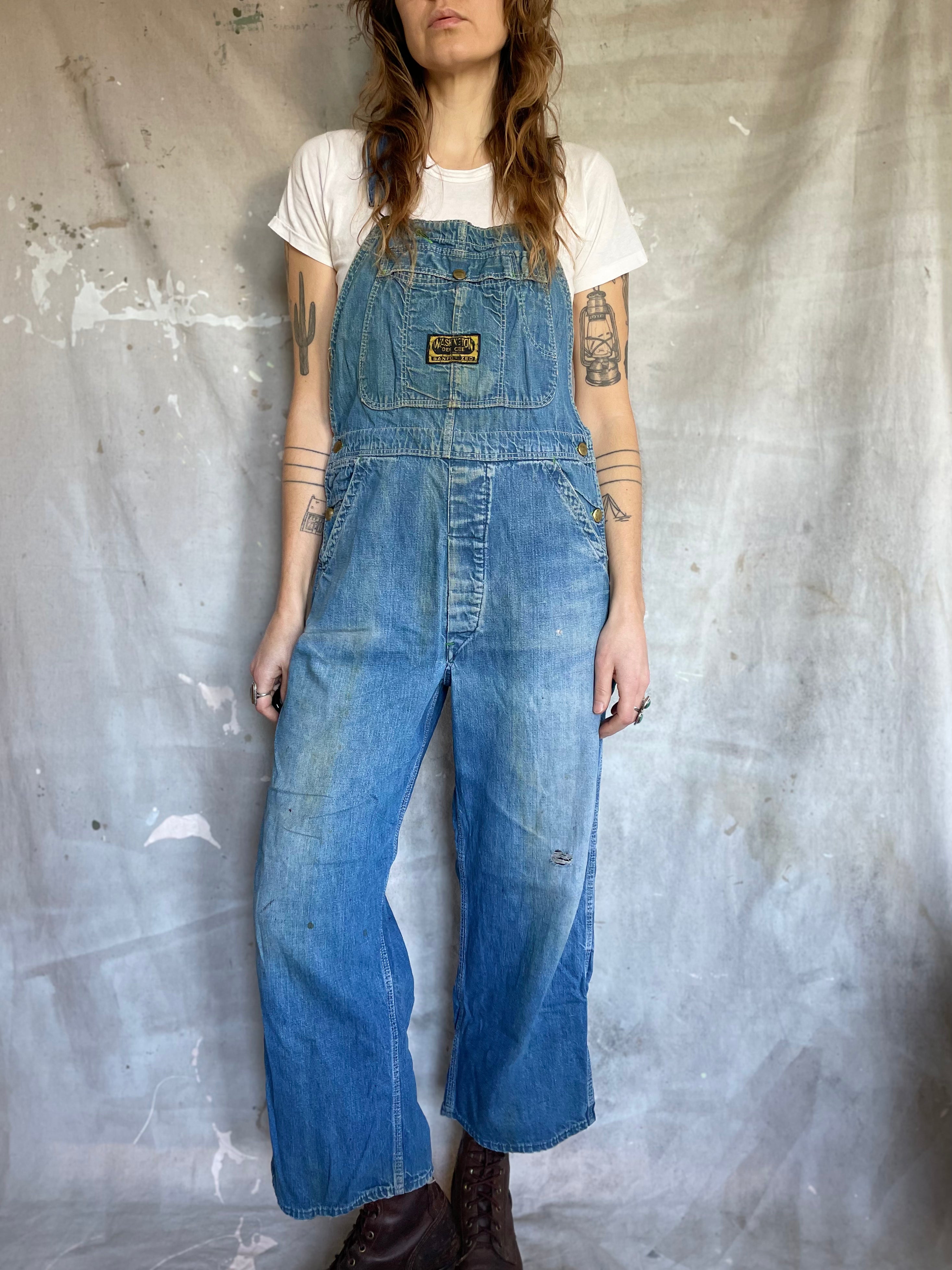 60s/70s DeeCee Low Back Overalls – Double Barrel Dry Goods