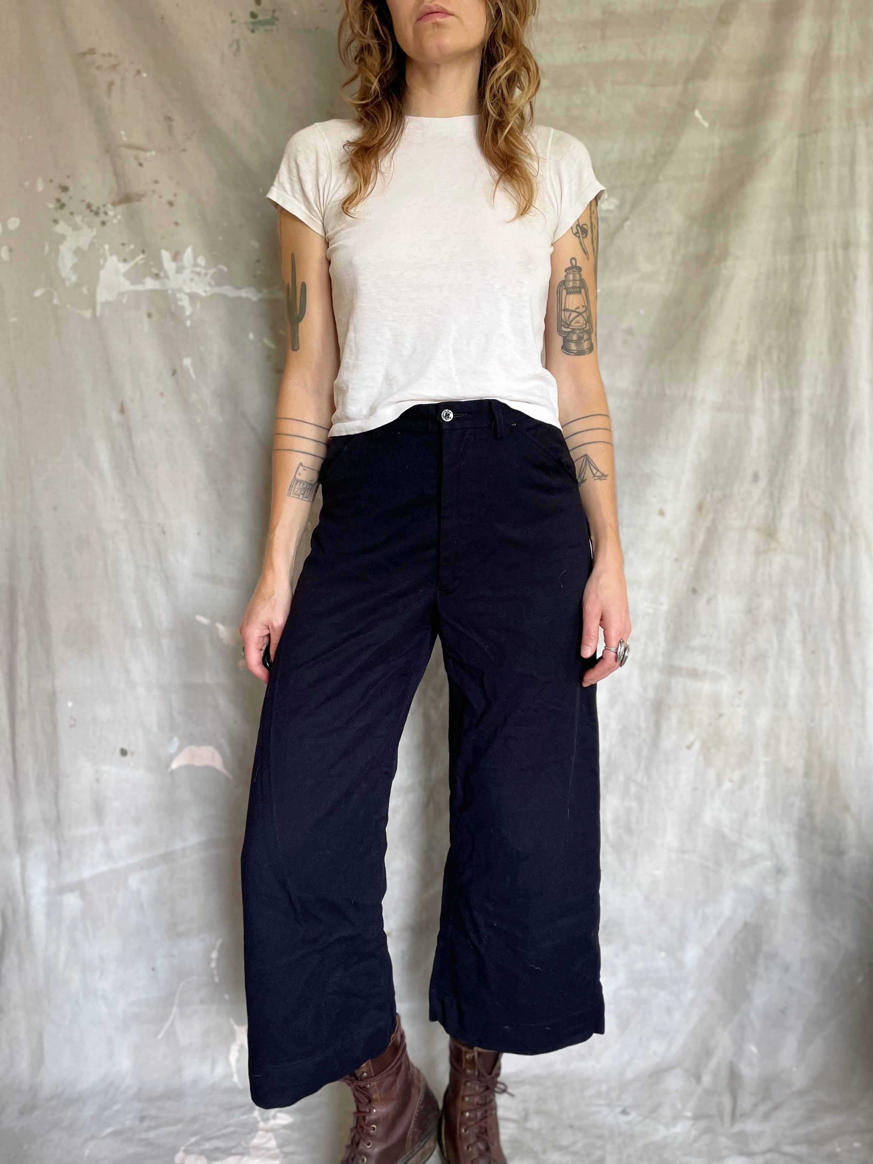 60s USN Wool Slacks – Double Barrel Dry Goods