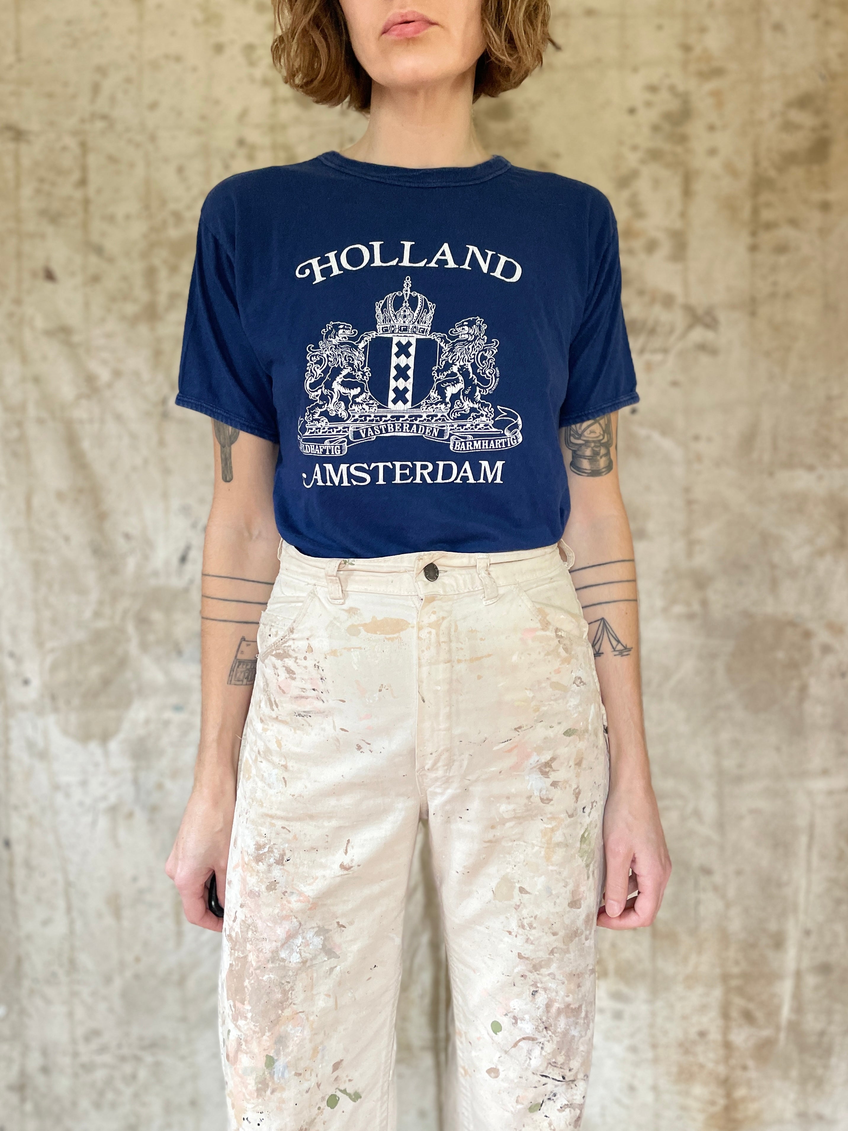 80s Holland Amsterdam Tee – Double Barrel Dry Goods