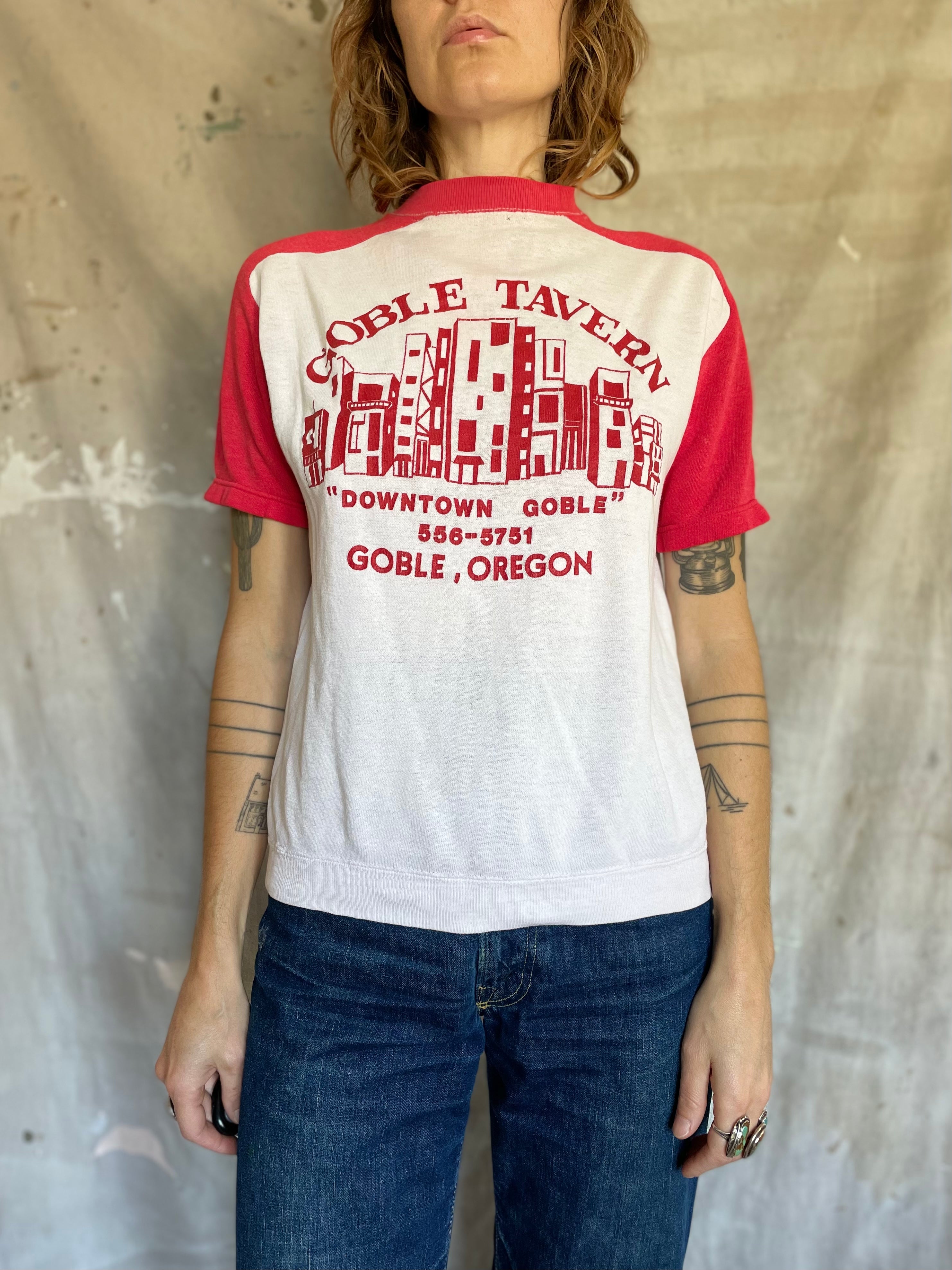 70s Goble Tavern, Goble Oregon Sweatshirt – Double Barrel Dry Goods