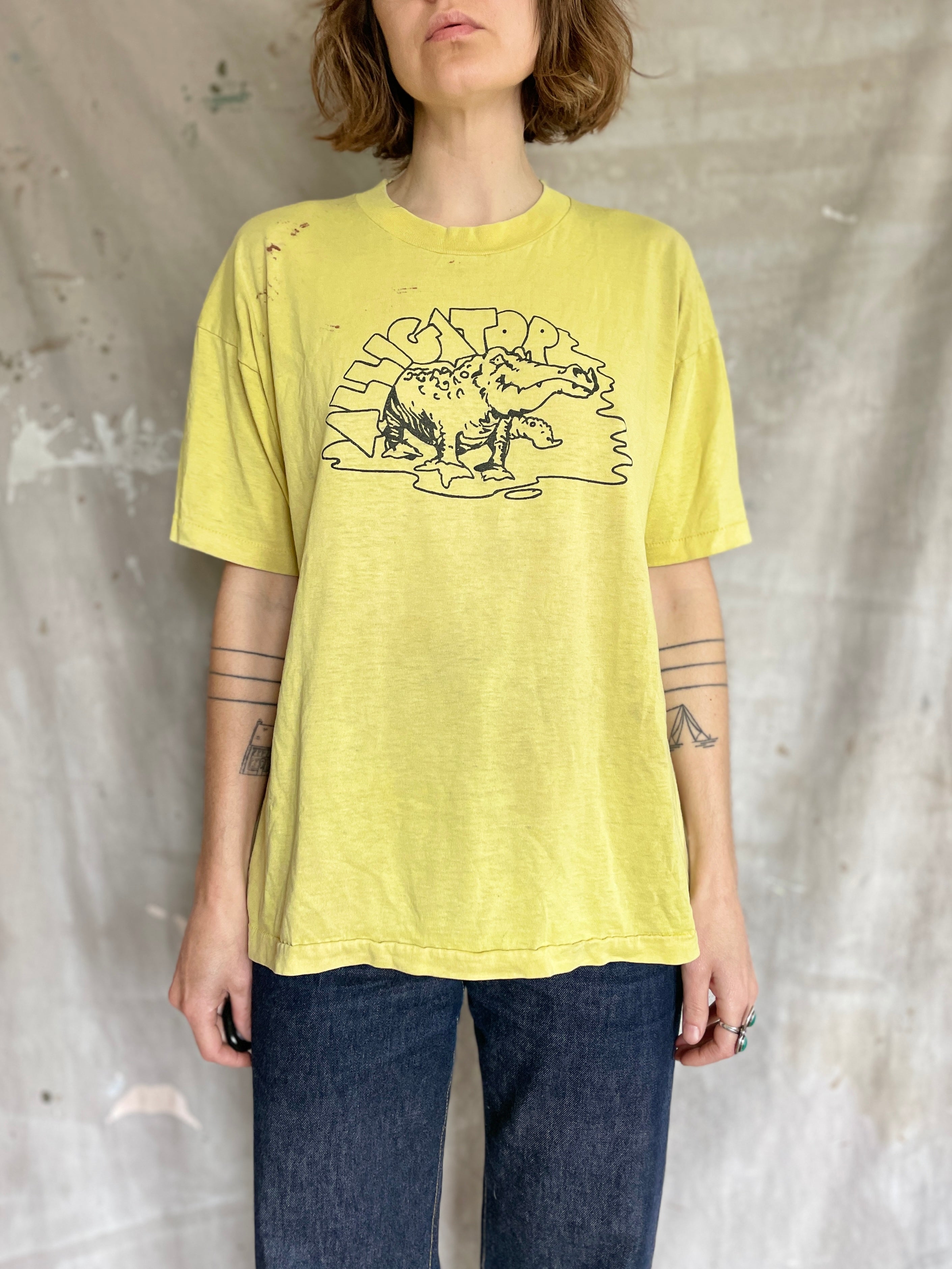 80s/90s Alligator Tee – Double Barrel Dry Goods