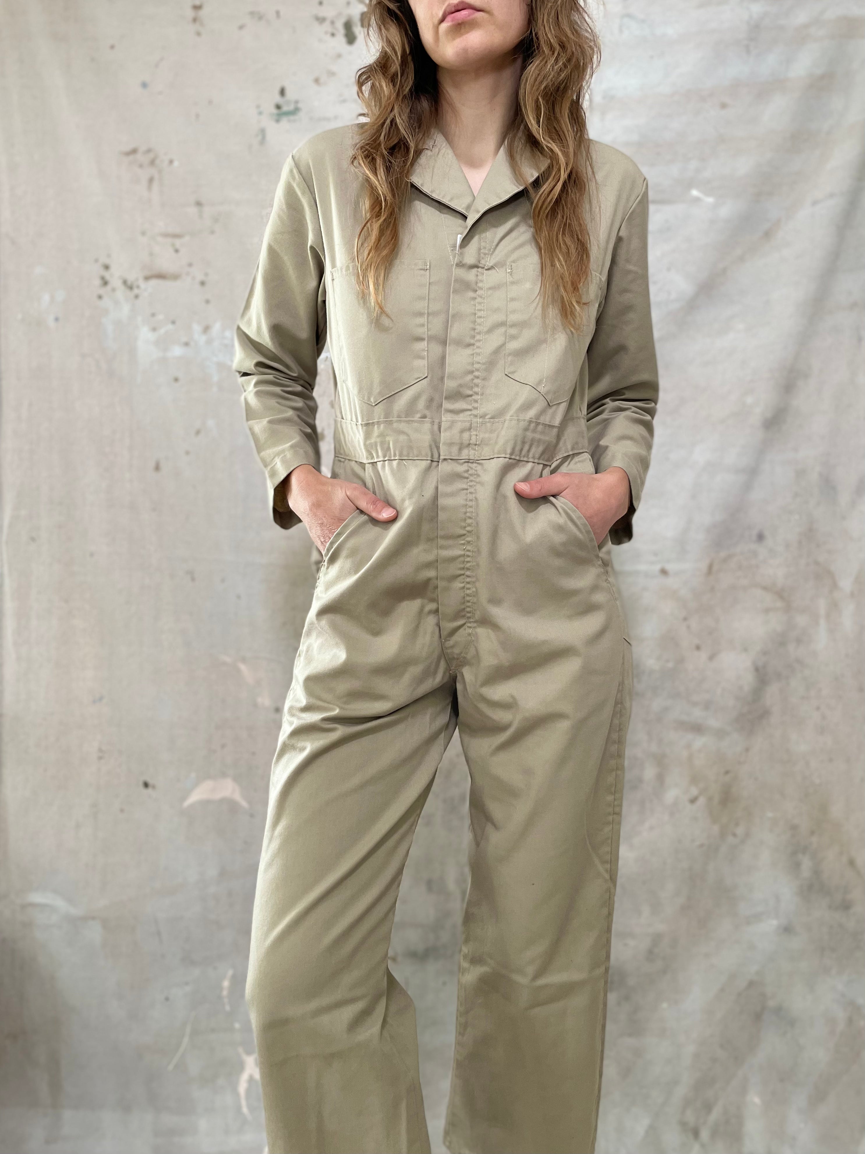 80s Khaki Coveralls – Double Barrel Dry Goods