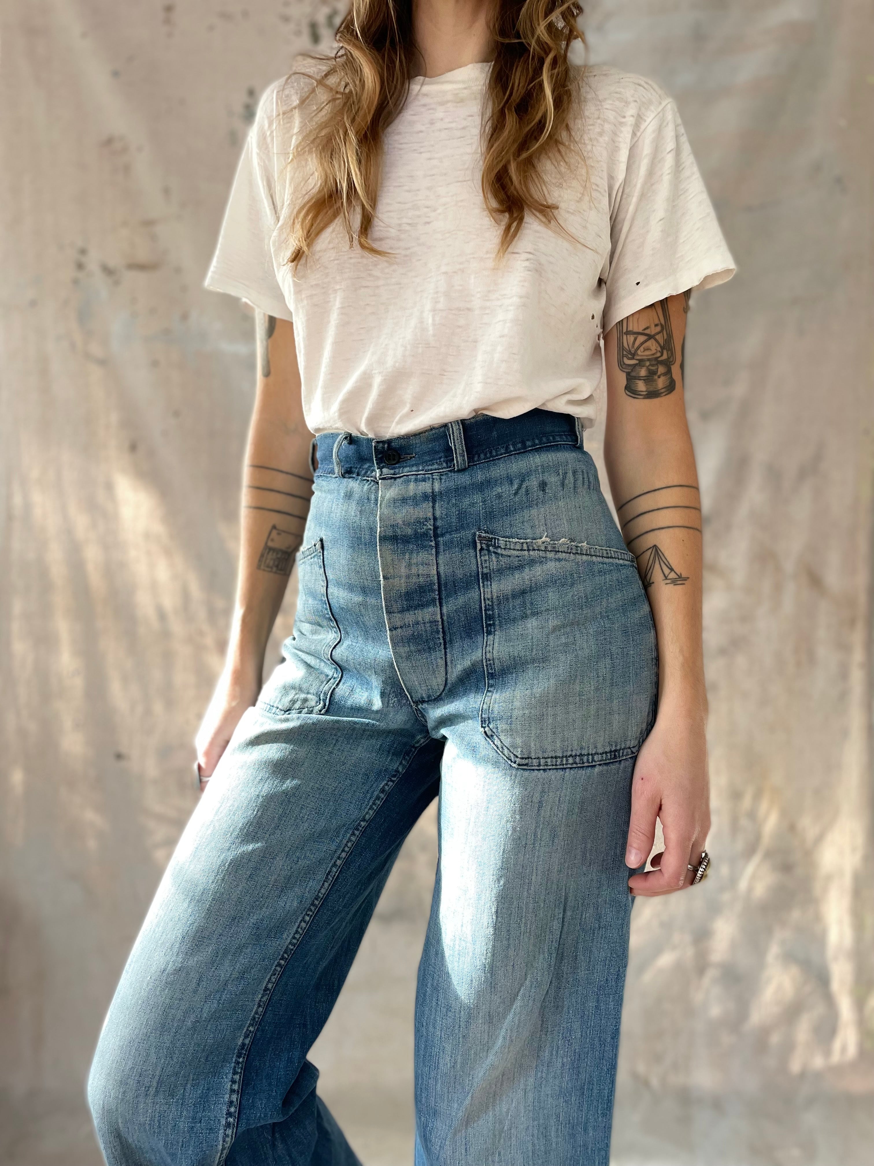 40s USN Dungarees – Double Barrel Dry Goods
